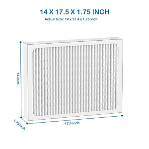 14 x 17.5 x1.75 MERV 13 Replacement Dehumidifier Filter Compatible with Santa Fe Advance90, Advance100, Advance120, Honeywell DR90 & DR120 dehumidifier Models, 4 Pack