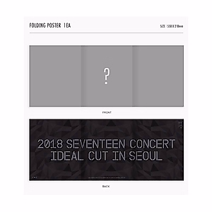 SEVENTEEN 2018 Concert 'Ideal Cut' in Seoul DVD