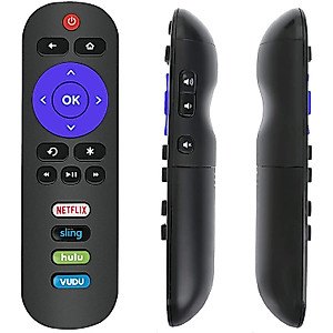 Remote Control Replacement for JVC Roku TV LT-32MAW388 LT-40MAB588 LT-43MAW588 LT-49MAW598 LT-50MAW595 LT-65MAW595