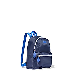 PARAVEL Mini Fold-Up Travel Backpack | Scuba Navy | Everyday Lightweight Mini Backpack, Packable Travel Nylon Daypack, Carry-On Luggage Bag or Weekend Bag for Women & Men
