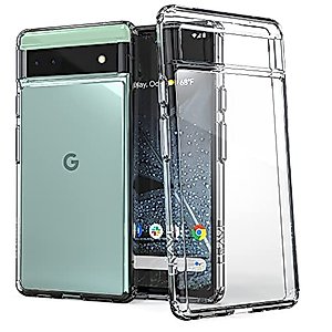 Crave Clear Guard for Pixel 6a Case, Shockproof Clear Case for Google Pixel 6a