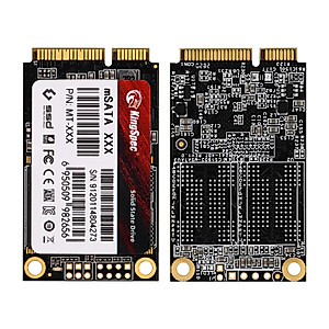 KingSpec mSATA SSD Internal Solid State Drive Data Storage SATA Hard Drives 3D NAND Flash PC Desktop Laptop Notebook Computer Upgrade 256GB