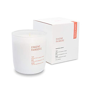 Scented Candle by Studio Oh! - 7.5-Ounce Signature Collection Fragrance-Infused Coconut-Soy Blend Wax Jar Candle - Chasing Rainbows - Burns up to 40 Hours