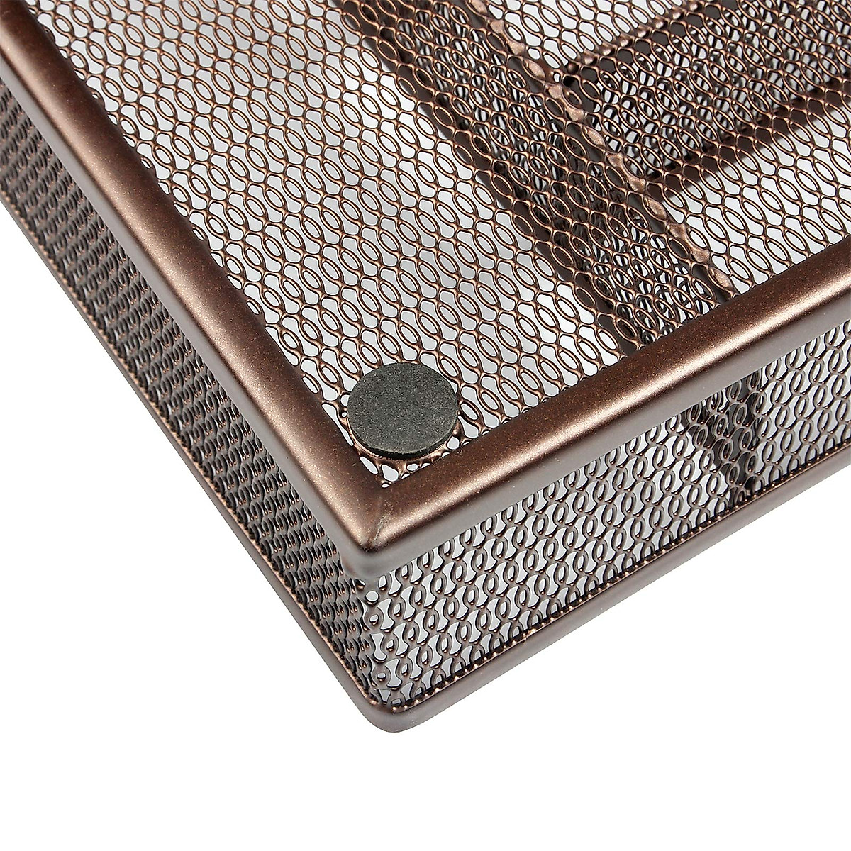 GBmall Kitchen Cutlery Trays, 5 Compartments Steel Mesh storage | The Mesh Collection (Coffee)