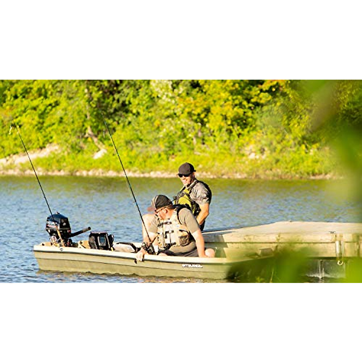 Pelican - Boat Intruder 12 - Jon Fishing Boat - 12 ft. - Great for Hunting/Fishing , Khaki / Beige