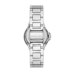 Michael Kors Women's Camille Quartz Watch with Stainless Steel Strap, Silver, 16 (Model: MK7198)
