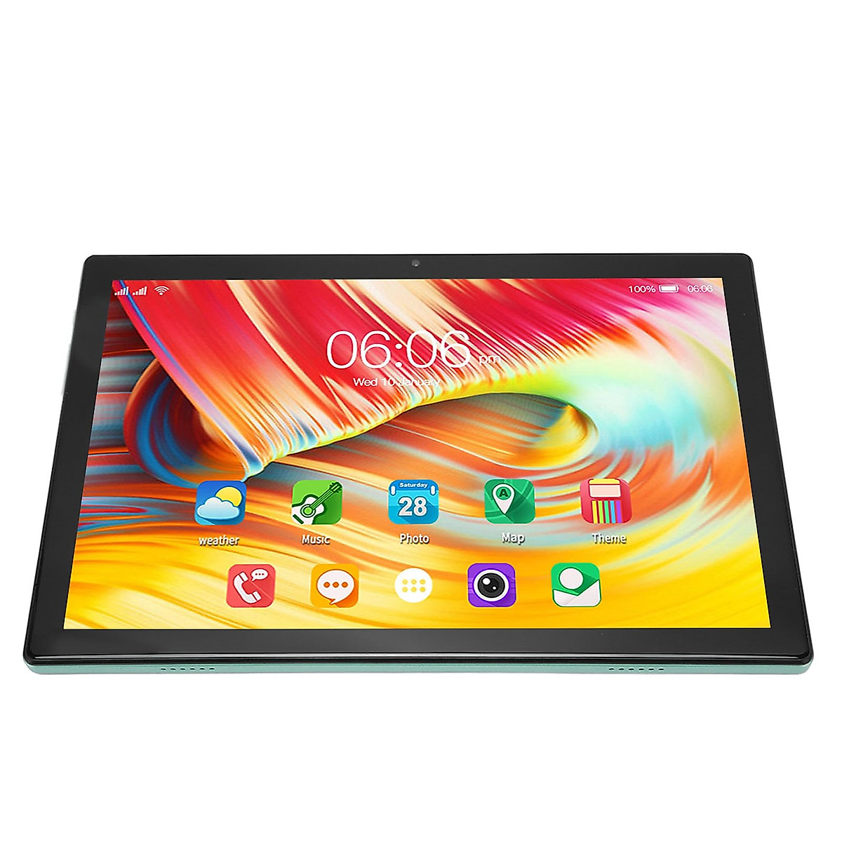 Airshi Business Tablet, 10.1 Inch FHD Gaming Tablet US Plug 100‑240V 8GB RAM 256GB ROM Dual Camera for School (#1)