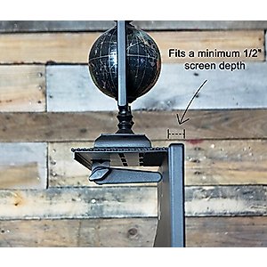 Mount Plus MP-APM-05-01 Top Shelf TV Mounting Bracket 12-inch Wide Platform | Holds Speaker, Streaming Device, Game Console, and More (1 Pack)