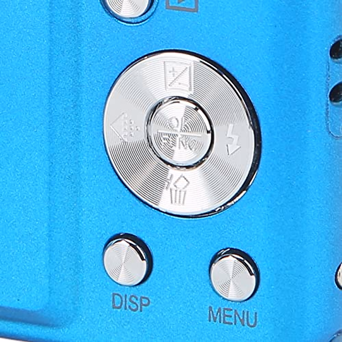 4K Digital Camera, 16X Zoom Video Camera with IPS HD Mirrorless, 48MP HD Camera for Macro Shooting, AF Autofocus, LED Fill Light, for Outdoor Gifts(Blue)