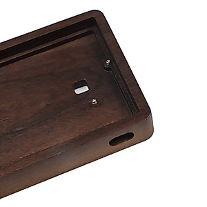 YMDK GK64 GK64x Keyboard kit CNC Wood Wooden Case Wired PCB Plate Stabilizers (Walnut Wired PCB)