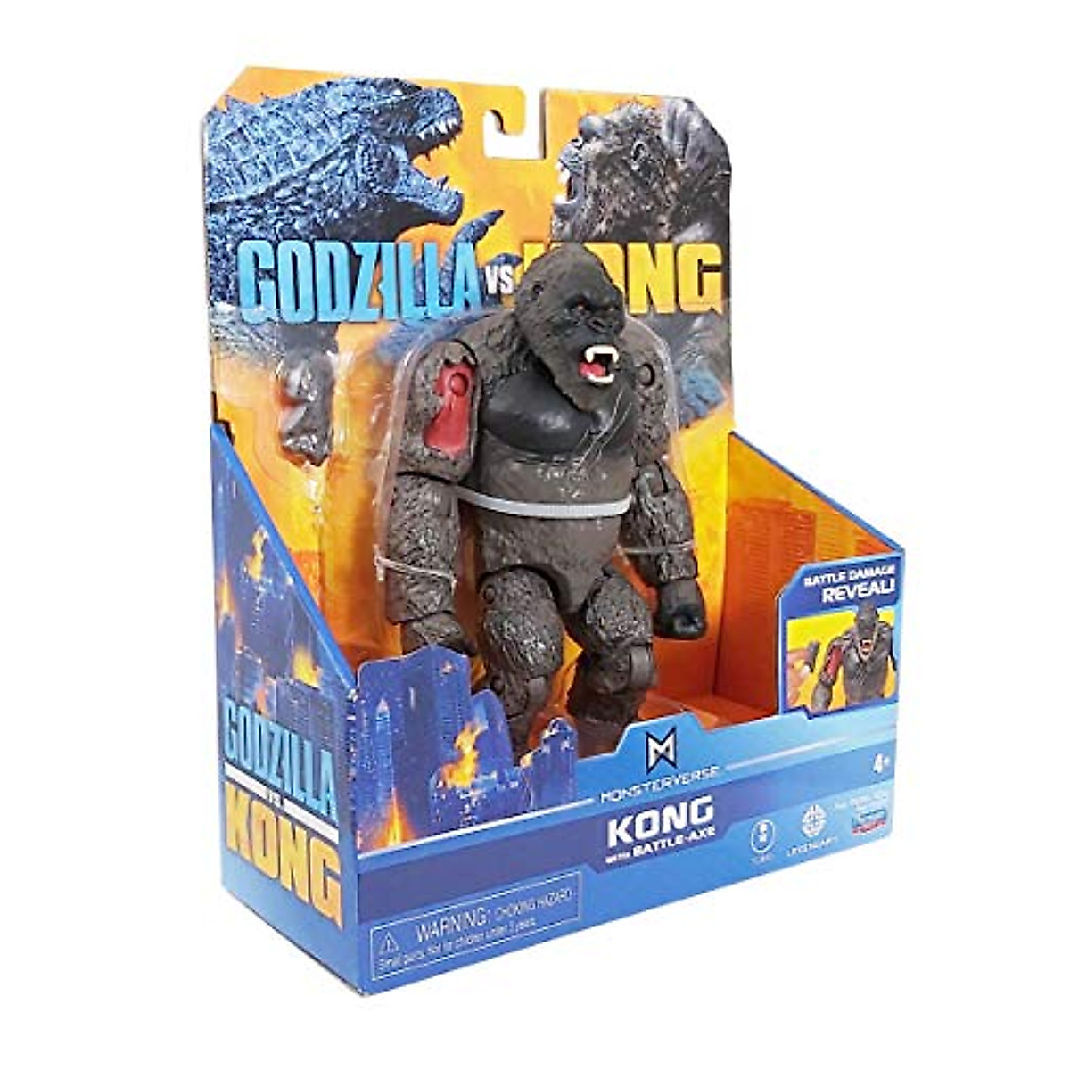 Godzilla vs. Kong 6" Basic Kong with Battle-Axe Figure
