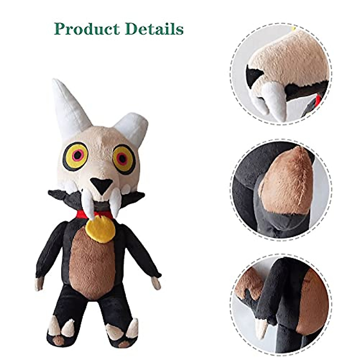 The Owl House King Plush, Owl House Cute Stuffed Animal, Kawaii Wolf Stuffed Animal, Plush Toy for Children Fans Xmas Festival Gifts-11.8 inches