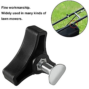 ZLKSKER 2 Sets Lawn Mower Handle Knobs Nut Bolt, Triangular Handle Fastening Screw Set Replacement for Honda Lawn Mower & Other Lawn Mower