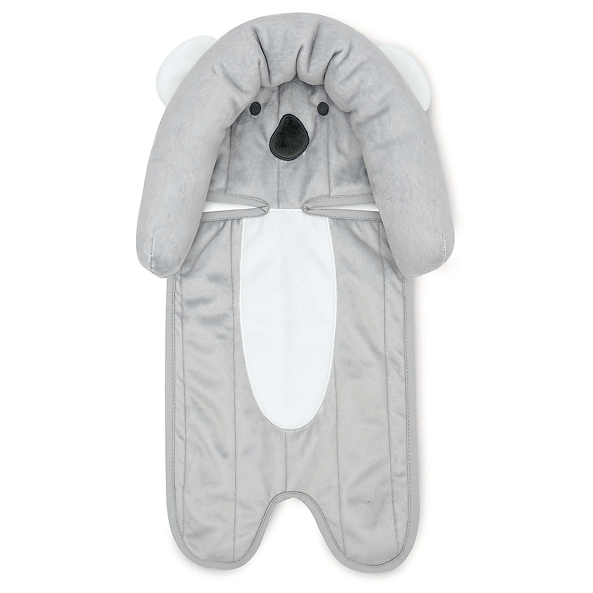 Travel Bug Baby & Toddler 3-Piece Head Support & Strap Covers Set for Car Seats, Strollers & Bouncers … (Koala)