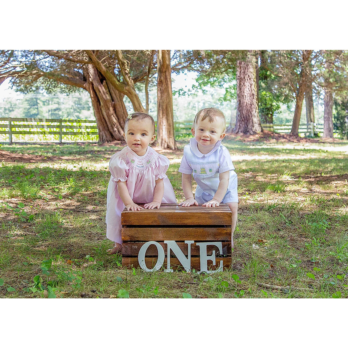 Petit Ami Baby Girls' Birthday Smocked Dress, 24 Months, Pink