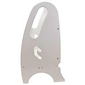 Little Partners 3-in-1 Growing Step Stool Toddler Tower Helper Step Stool, Wooden Toddler Standing Stool for Bathroom or Kitchen, Anti-Slip Feet, Built-in Safety Hand Rails Up to 200 lbs.(Soft White)