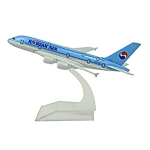 TANG DYNASTY(TM) 1:400 16cm Air Bus A380 Korean Air Metal Airplane Model Plane Toy Plane Model