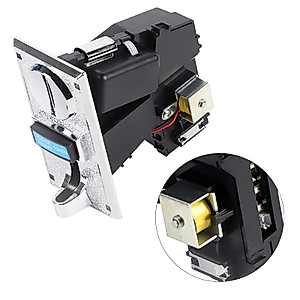 Sluffs Coin Pusher Machine, Coin Operated Washer and Dryer,Multi Coin Acceptor Selector Slot for Arcade Game Mechanism Vending Machine