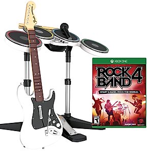 Rock Band 4 Band-in-a-Box Software Bundle for Xbox One - White