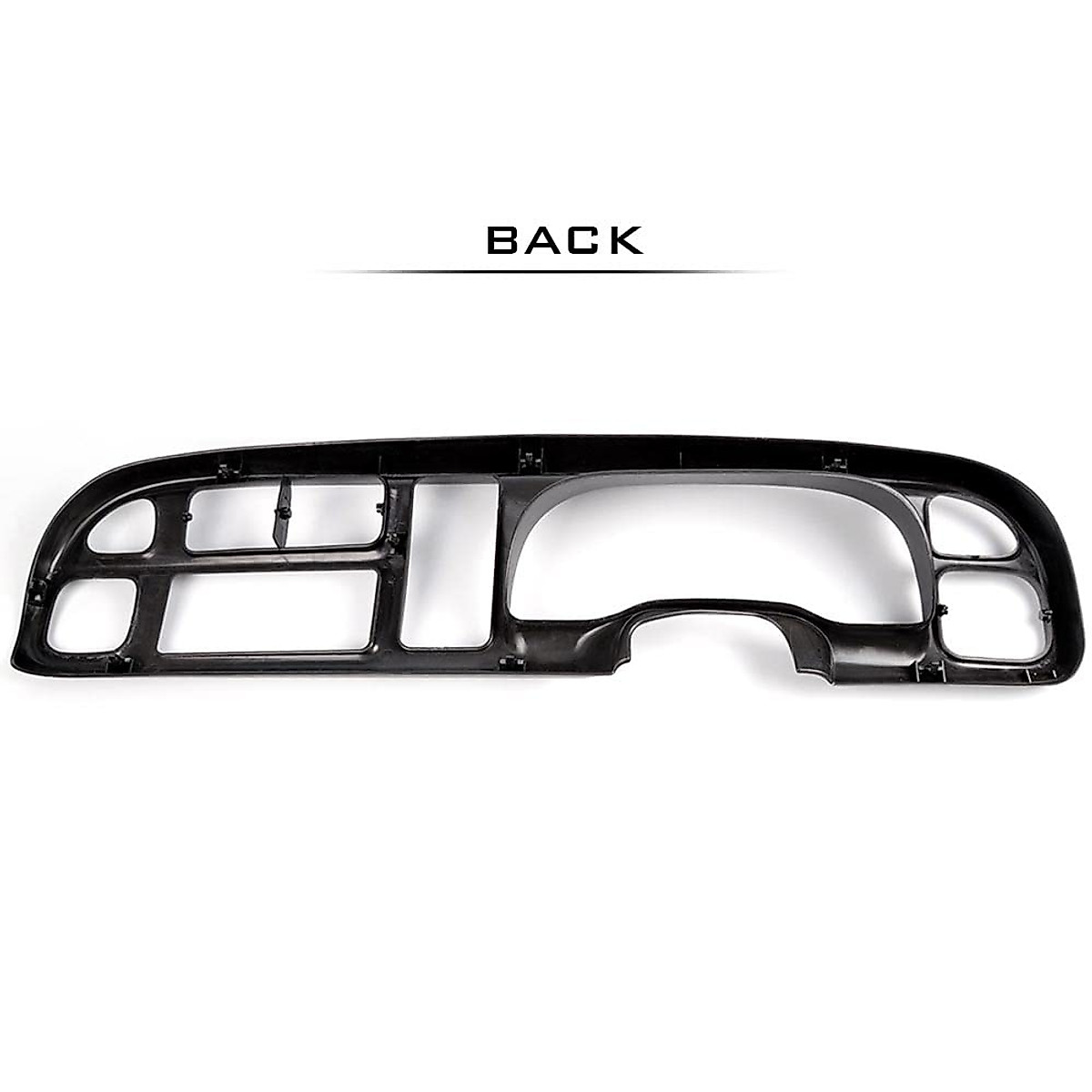 PIT66 Dash Board Bezel Cover Compatible with 1998-2001 Dodge Ram Truck Dashboard Cover w/Clips 68042746AC 5GK51DX9AA 5EU11DX9AB