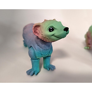 Ferret Fidget Adorable Sensory Toy Desktop Fidget, ADHD Fidget - 3D Printed for Adults and Teens (Small, Black)