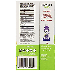 Honest Kids, Organic Appley Ever After Juice Drink, 6.75 Fl Oz (pack of 8)