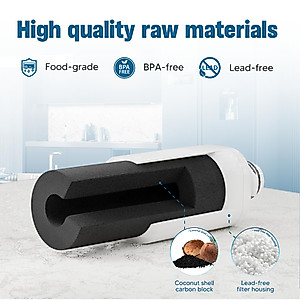 DESENRUIS Water Filter Replacement Compatible with Samsung HAF-QIN, HAF-QIN/EXP, DA97-17376B, DA97-08006C, RF23M8070SG, RF23M8070SR, RF23M8090SG, RF23M8570SR, Pack of 3