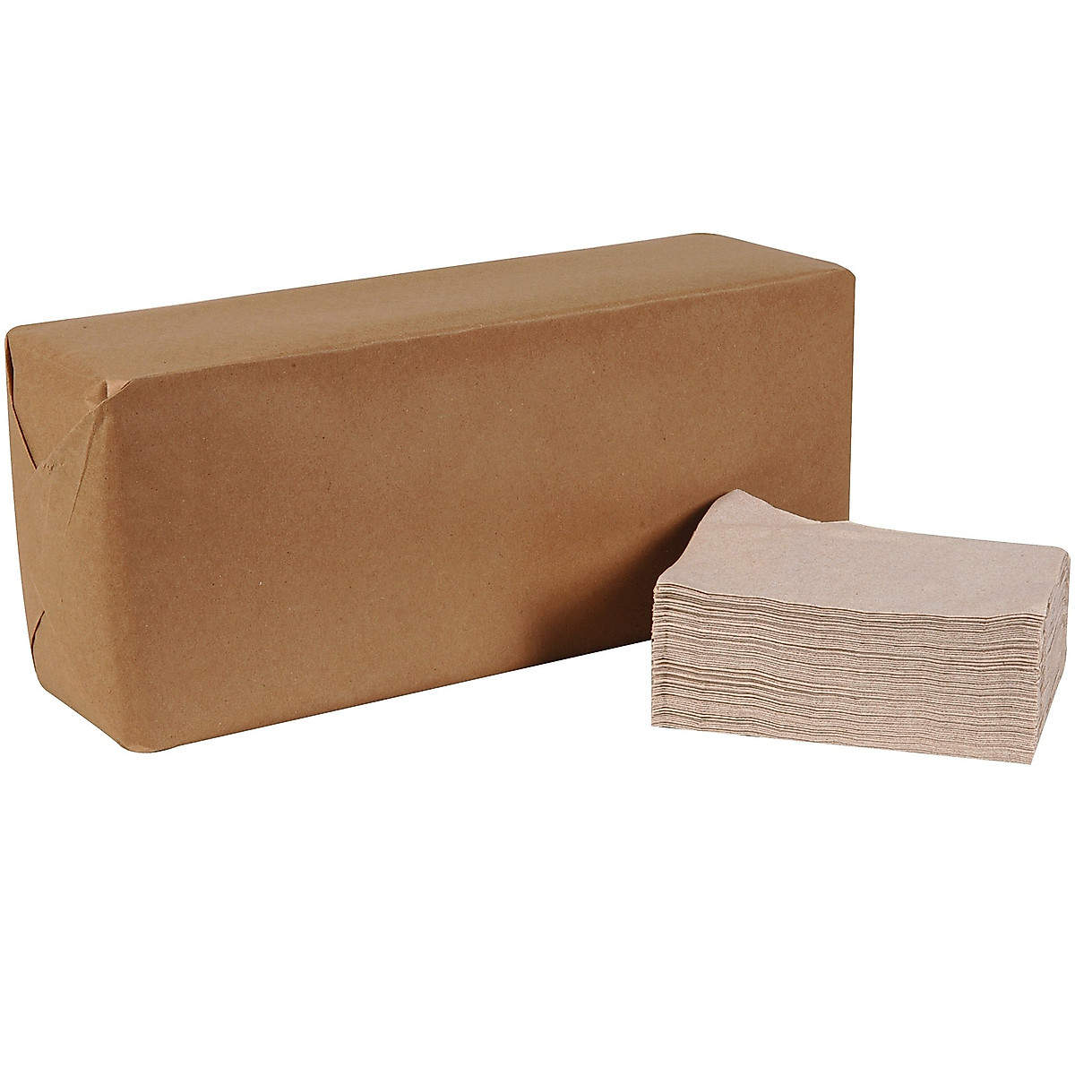 GEORGIA-PACIFIC Dixie Full-Fold 1-Ply Napkin Refill (Previously Branded MorNap Jr.) by GP PRO (Georgia-Pacific), Brown, 37835, 600 Napkins Per Pack, 12 Packs Per Case