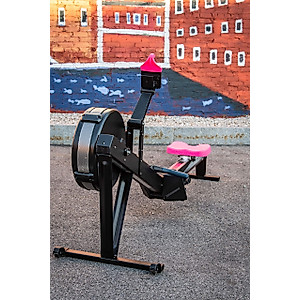 Vapor Fitness Pink Phone Holder and Silicone Seat Cover Combo Designed for The Concept 2 Rowing Machine and PM5 Monitor