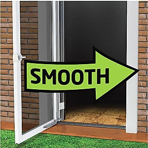 Touch 'n Hold Smooth Door Closer - Single Kit (Bronze) - Standard-Duty Door Closer with Touch-Button Hold Open Feature & Smooth Closing Motion – for (Medium & Lightweight) Storm, Screen Doors.