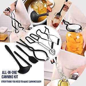Canning Pot-Canning supplies starter kit, Stainless Steel Canning Tool Kit，Water bath canner with rack for canning.