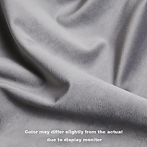 DUHOME Velvet Home Office Desk Chairs, Modern Gold Task Chair with Wheels for Office, Swivel Adjustable Computer Chair with Armrest and Gold Base Grey