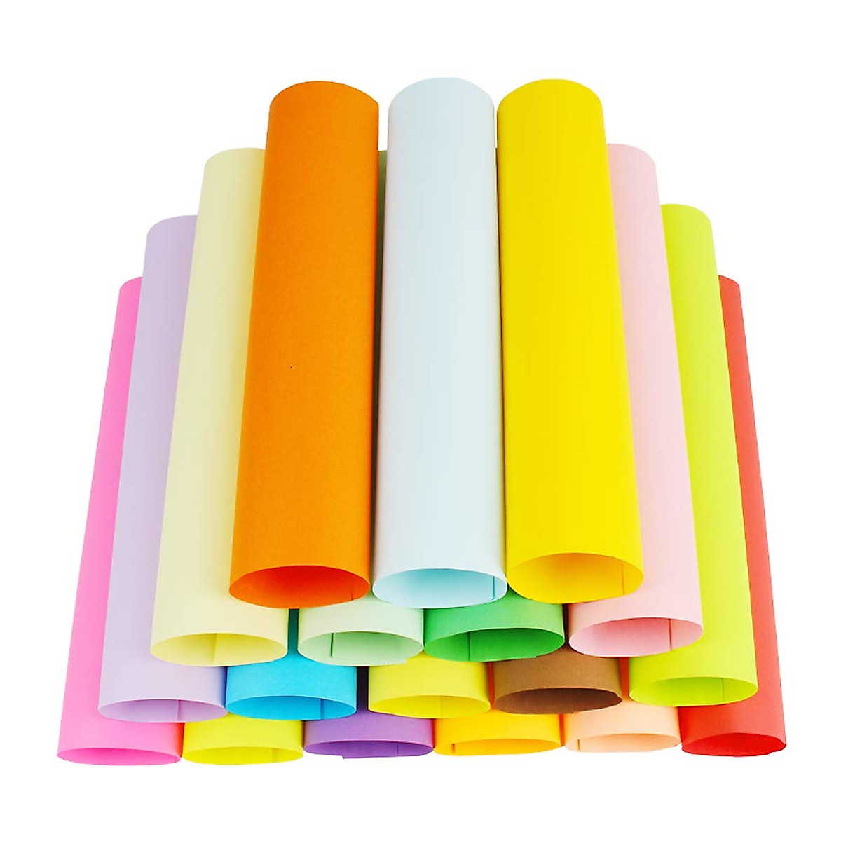 100 Sheets Colored Paper Printing Paper Copy Paper A4 Size Double Sided Lightweight Paper Construction Paper for Office School Statiionary Supply Art