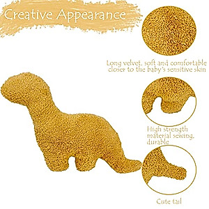 OYTlao Brontosaurus Dino Nugget Pillow,Dino Chicken Nugget Plush,Chicken Nugget Pillow Stuffed Toy,Dinosaur Chicken Nuggets Plushies,Dinosaur Theme Party Decoration Birthday Gifts for Kids