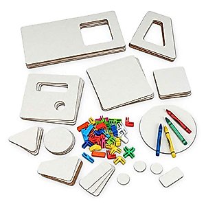 3DUX DESIGN Modern Museum Architecture Set. STEAM Toy for Early Education. Design, Build, Decorate with 86 Easy to Assemble and Reusable Pieces. Construction, Building and Open-Ended Play