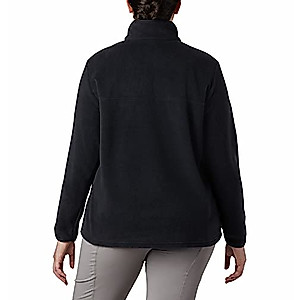 Columbia Women's Benton Springs 1/2 Snap Pullover, Black, X-Small