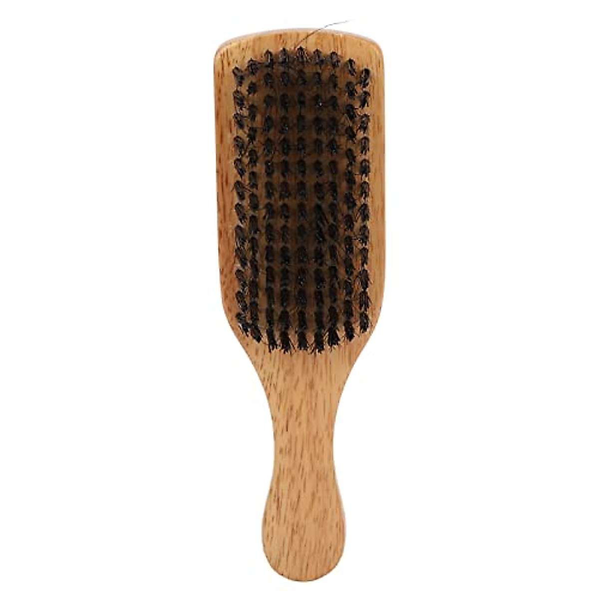 Bristles Beard Brush, Beard Brush Double Sided Rubber Wood Handle Easy Controlling for Men for Smoothing