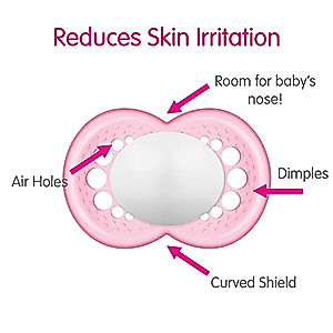 MAM Original, Nipple Shape Helps Promote Healthy Oral Development, 2 Pack, 16+ Months, Peacock