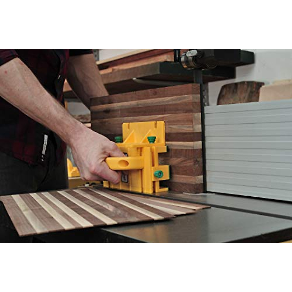 MICROJIG GRR-RIPPER GR-100 3D Table Saw Pushblock, Yellow