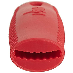 Lodge Silicone Hot Handle Holder - Dishwasher Safe Hot Handle Holder Designed for Lodge Carbon Steel Pan Products - Reusable Heat Protection Up to 500° - Red