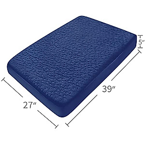 Waterproof Pack and Play Mattress Cover 2 Pack, Soft Quilted Pack and Play Mattress Pad Protector 39" X 27", Playpen Mattress Sheet