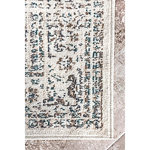 nuLOOM Tanith Vintage Medallion Area Rug, 11x15, Cream