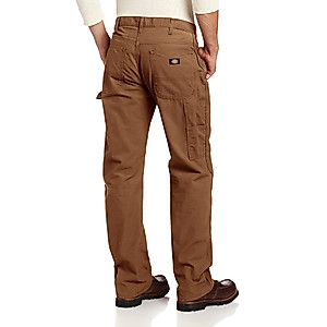 Dickies mens Relaxed Straight-fit Lightweight Duck Carpenter Jean Work Utility Pants, Timber, 34W x 32L US