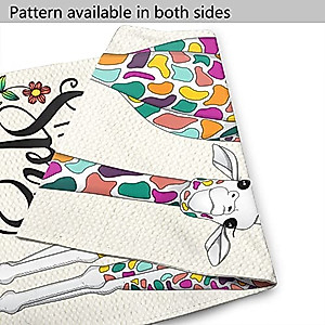 Spring Garden Flags 12x18 Double Sided Giraffe Welcome Spring Yard Flag for All Seasons Lawn Sign Outside Garden Yard Lawn Patio Decor