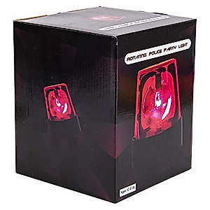 Rhode Island Novelty 7 Inch Red Police Beacon Light, One Piece per Order