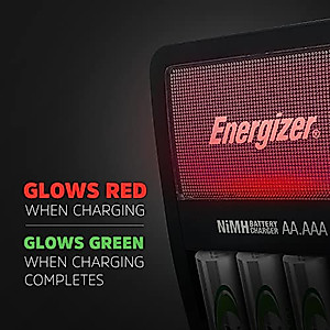 Energizer Recharge Value Charger for NiMH Rechargeable AA and AAA Batteries