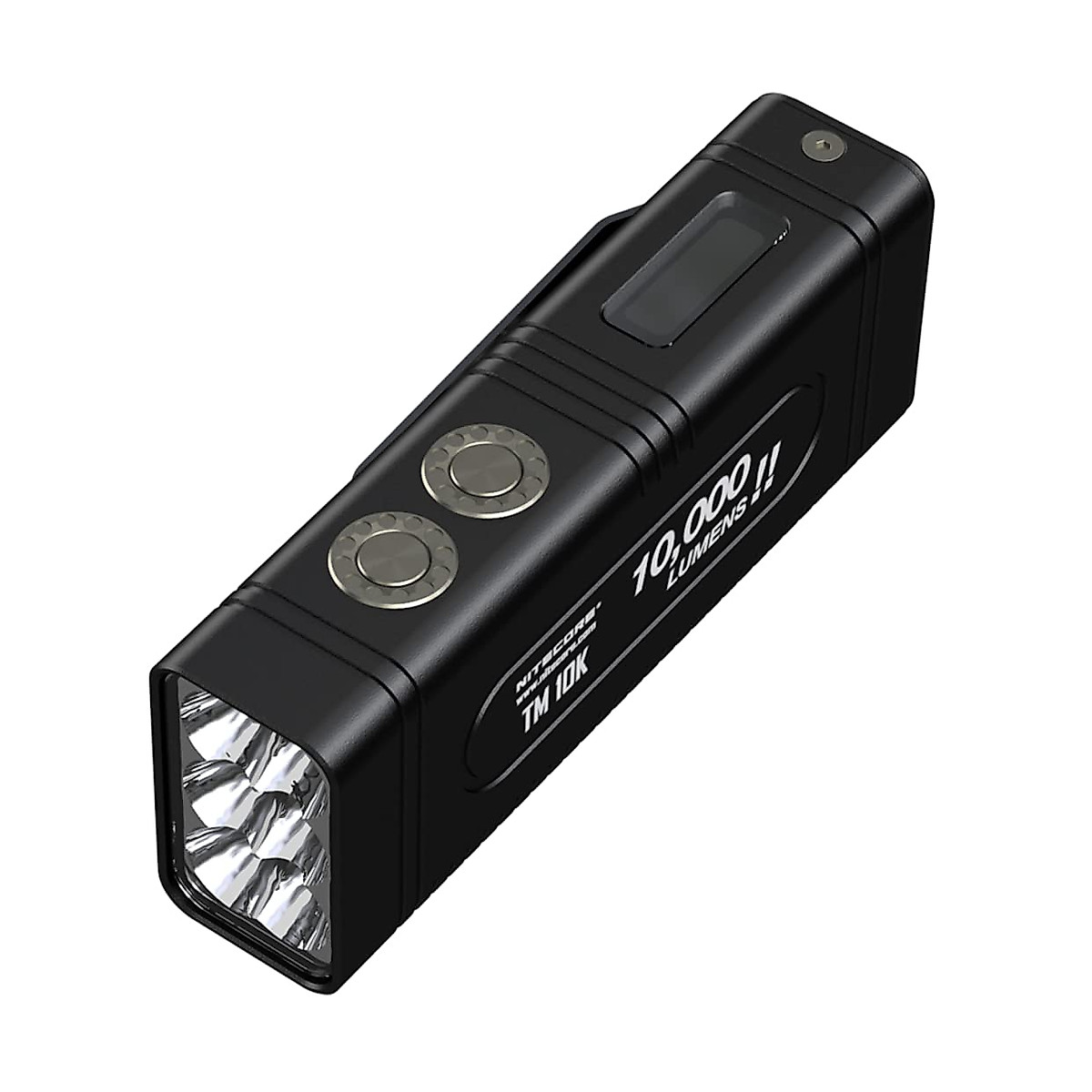 NITECORE TM10K TM10K Tiny Monster 10,000 Lumen Burst Rechargeable Flashlight, Black