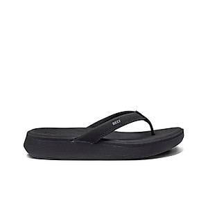 Reef Women's Cushion Cloud Flip-Flop, Black, Numeric_10