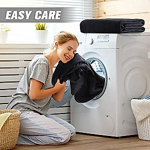 15 Pcs Fleece Throw Bed Blankets Fleece Blankets 50" x 60" Travel Soft Solid Polyester Blankets Microfiber Pet Blankets Plush Fuzzy Cozy Blanket for Pet Bed Couch Home Office Camping Supplies