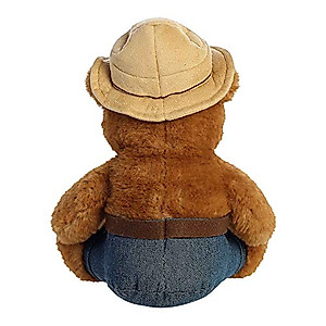 Aurora® Iconic Smokey Bear Smokey Bear Stuffed Animal - Inspiring Conservation - Nostalgic Companion - Brown 10 Inches